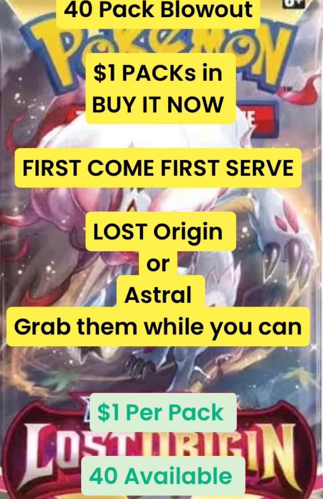 Whatnot - 40 PACKS FOR $1 IN BUY IT NOW. Get them while you can ...