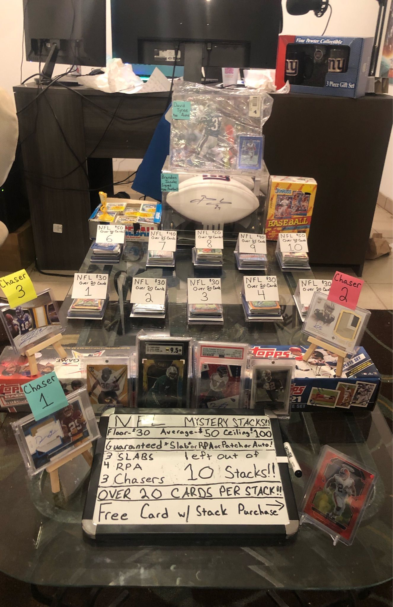 Whatnot - Naked mystery stacks with 3 Chasers!! Over 20 to 40 cards per ...