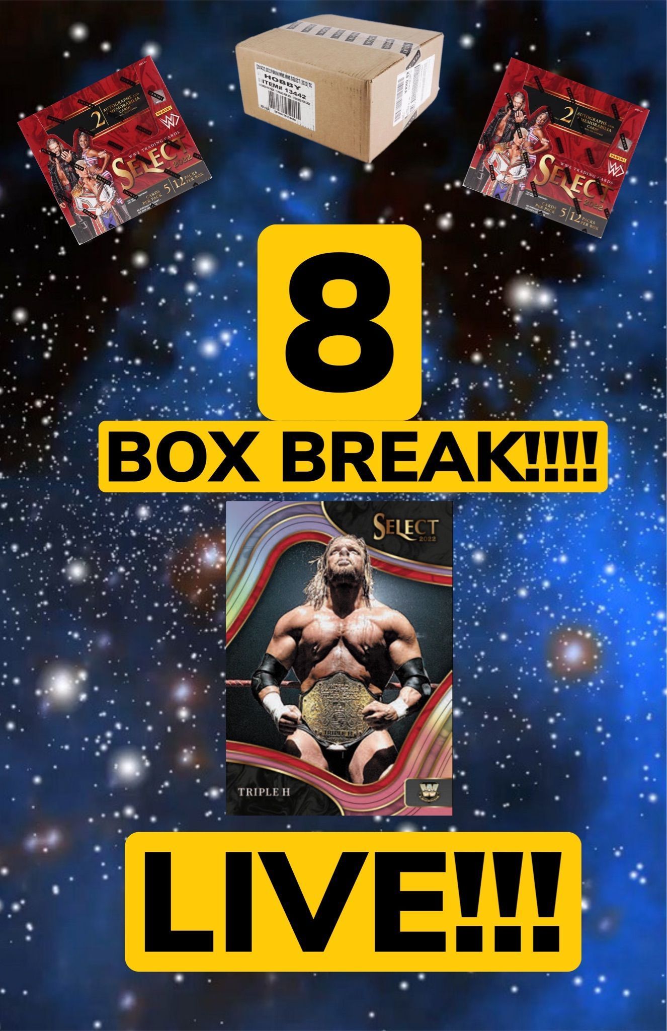 Whatnot - 🔥 ️‍🔥🪐 WWE SELECT 8 BOX BREAK RINGSIDE LIVE!!! 🪐 ️‍🔥🔥 ...