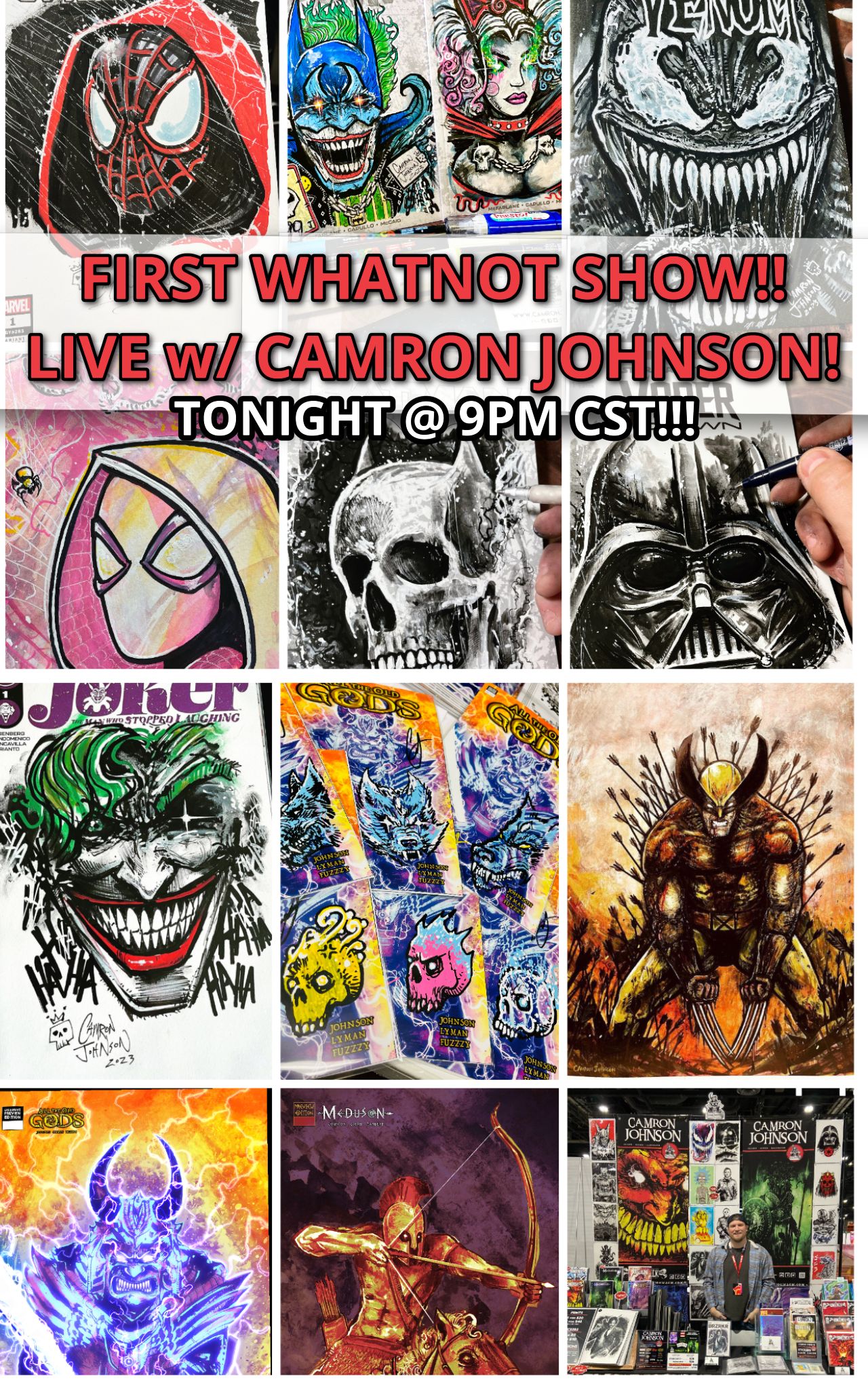 Whatnot - FIRST WHATNOT SHOW!! Live w/ Camron Johnson! Livestream by ... Whatnot - FIRST WHATNOT SHOW!! Live w/ Camron Johnson! Livestream by ...