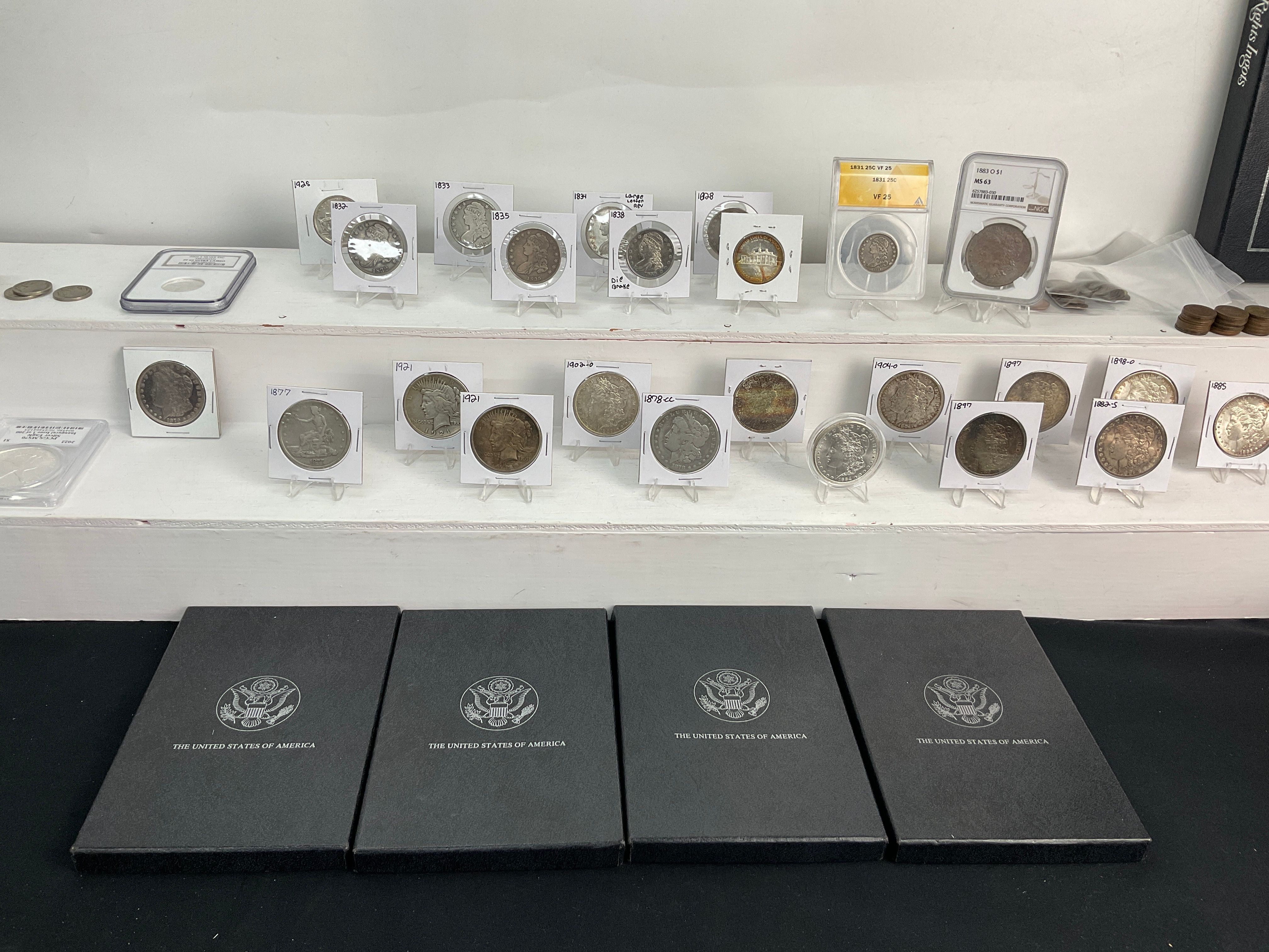 Whatnot - COIN SHOW!!! Morgan & Peace Dollars, Bulk Wheat Cents, Carson ...