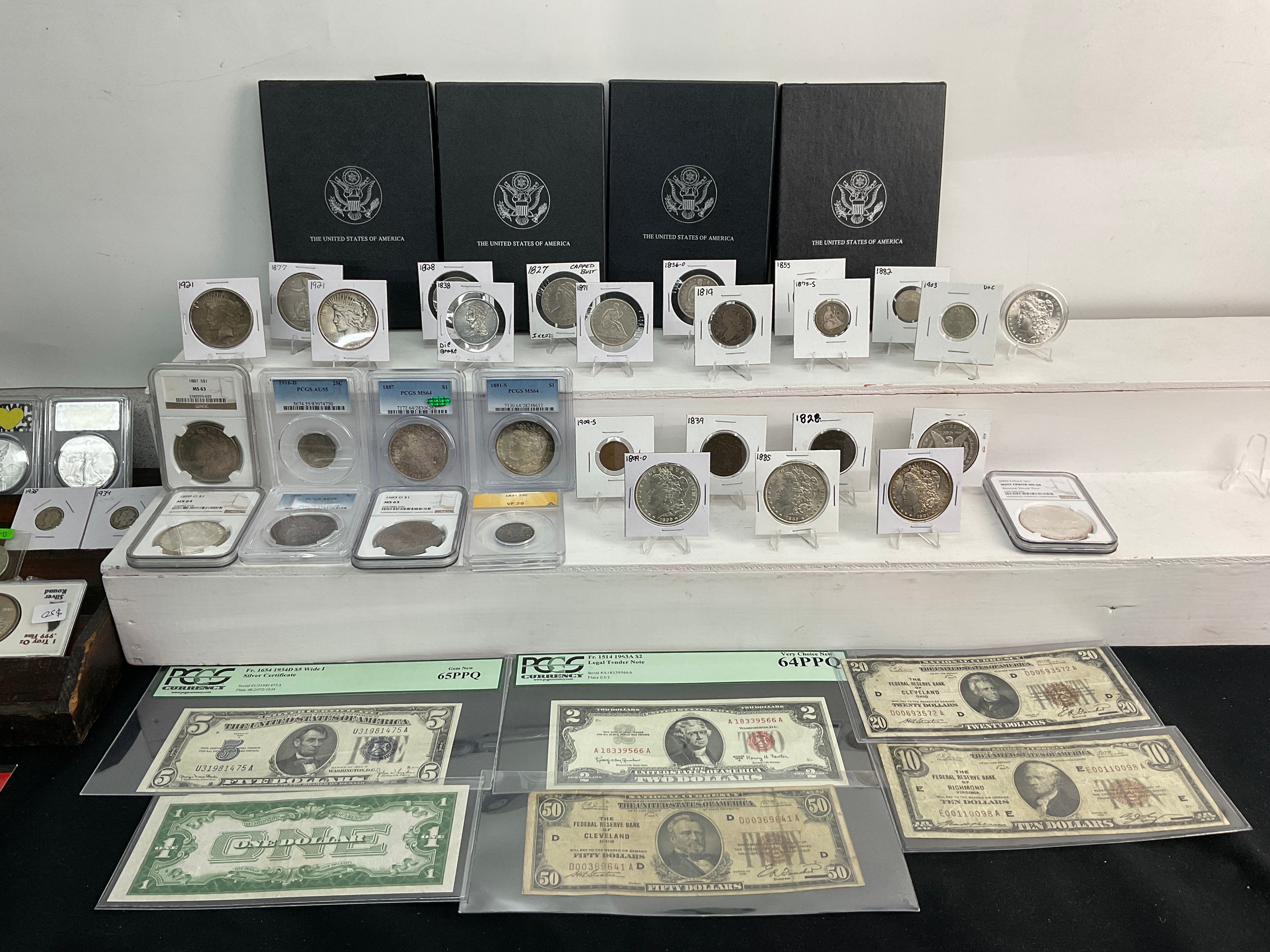 Whatnot - Coins & Paper Money! Morgan & Peace Dollars, Bulk Wheat Cents ...