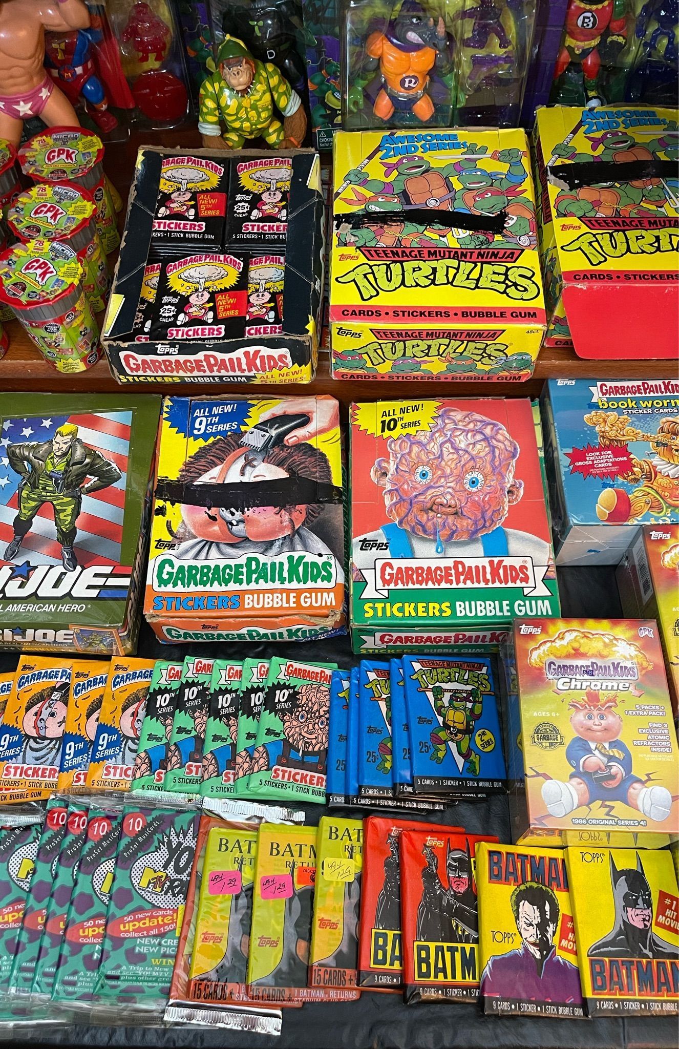 Whatnot - Garbage Pail Kids sealed wax packs Pull Game Win GI Joe ...