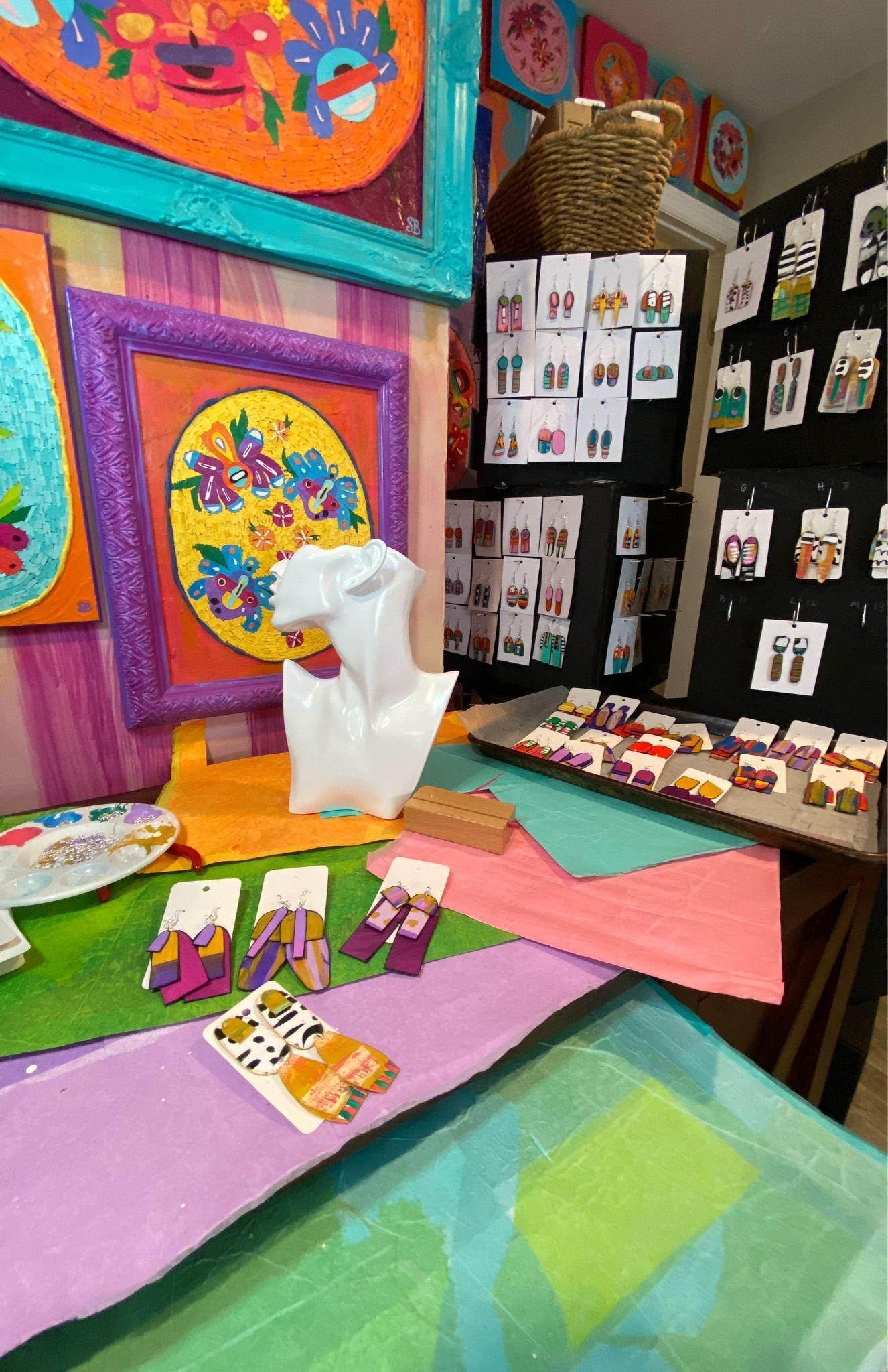 Whatnot - Handcrafted paper earrings ooak artisan! Third show ...