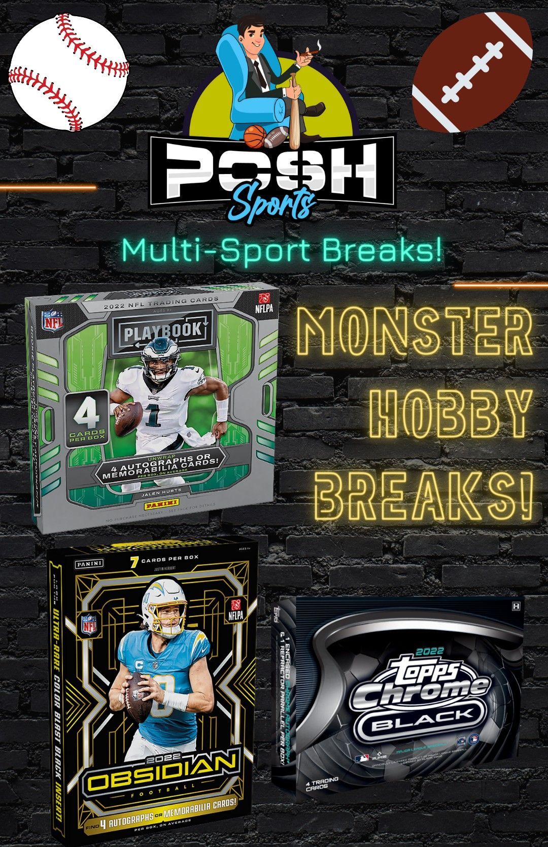 Whatnot - 🏈Massive Multi-Sport Breaks With Posh!⚾️ Livestream by ...