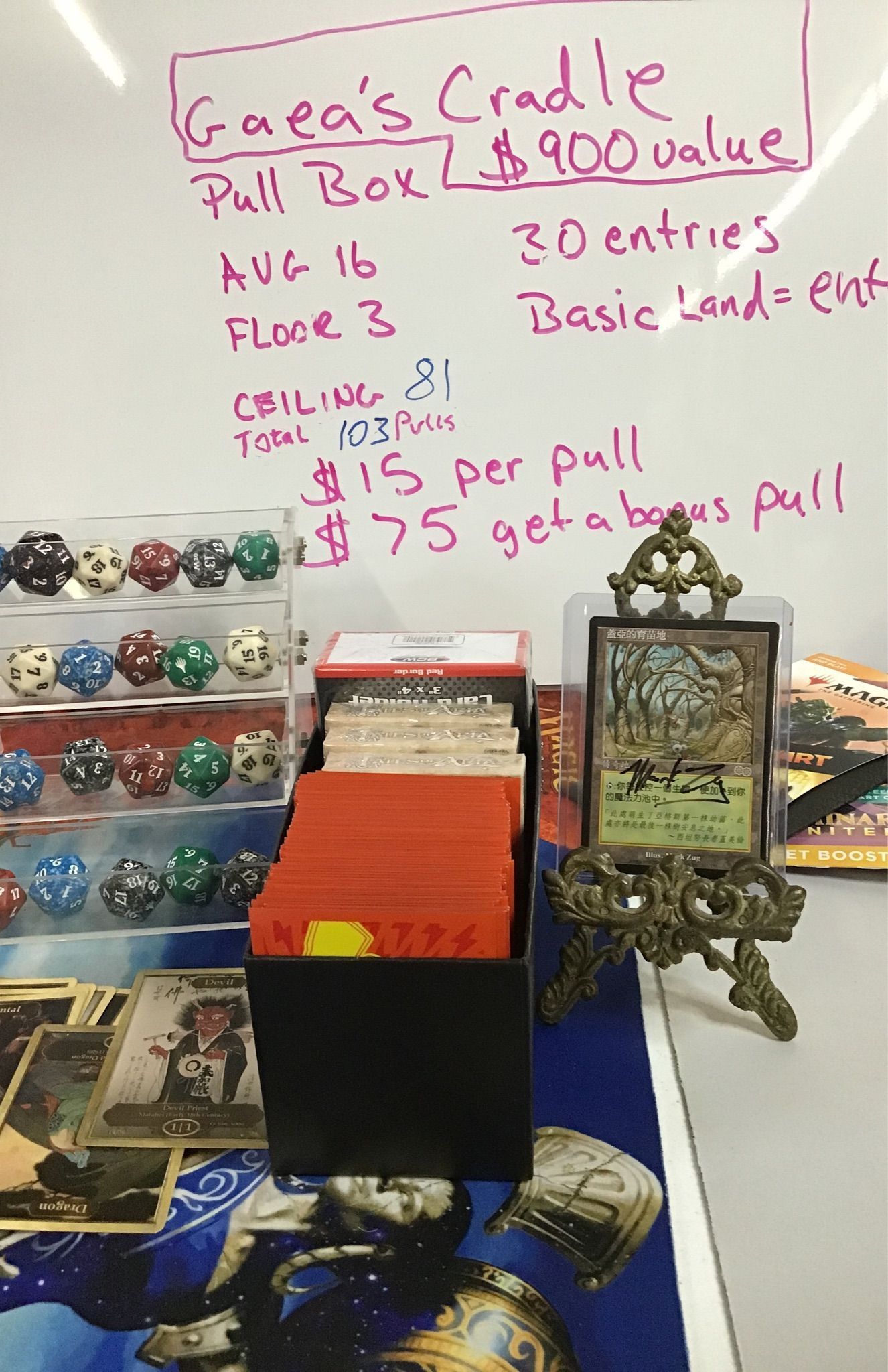 Whatnot - Gaeas cradle pull box continued! We’re back, foil enlightened ...