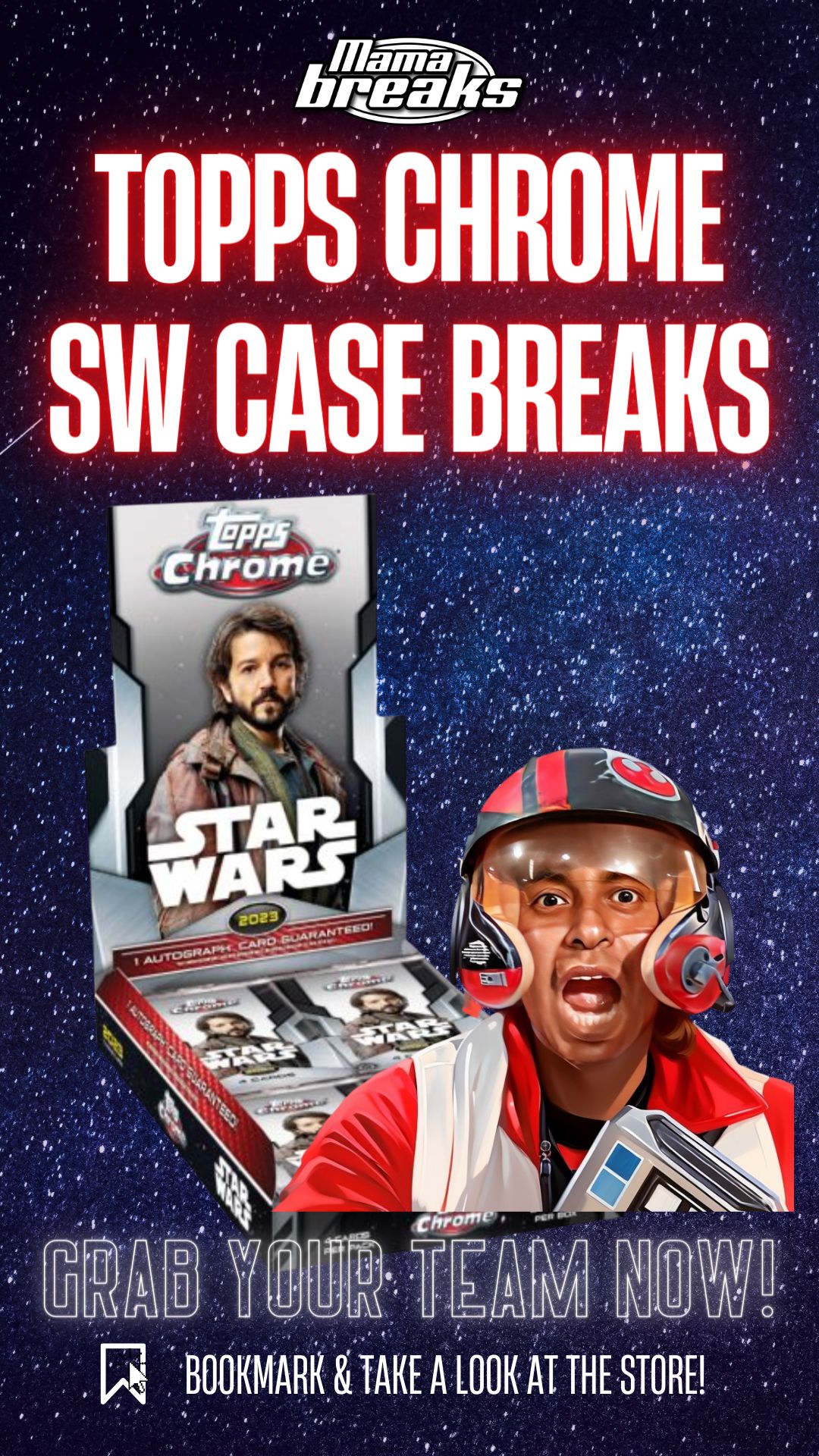 Whatnot - New Topps Chrome Star Wars CASE BREAK! Star Wars Cards with ...