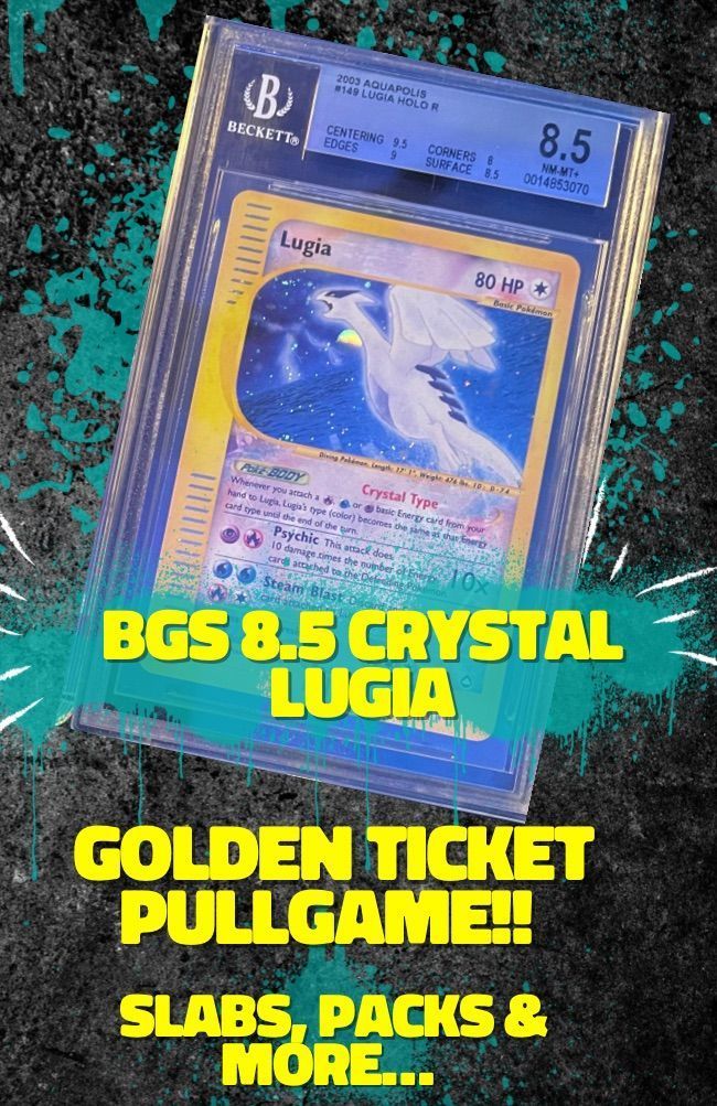 Whatnot - HIGH END CRYSTAL LUGIA PULL GAME Livestream by ripwayz # ... Whatnot - HIGH END CRYSTAL LUGIA PULL GAME Livestream by ripwayz # ...