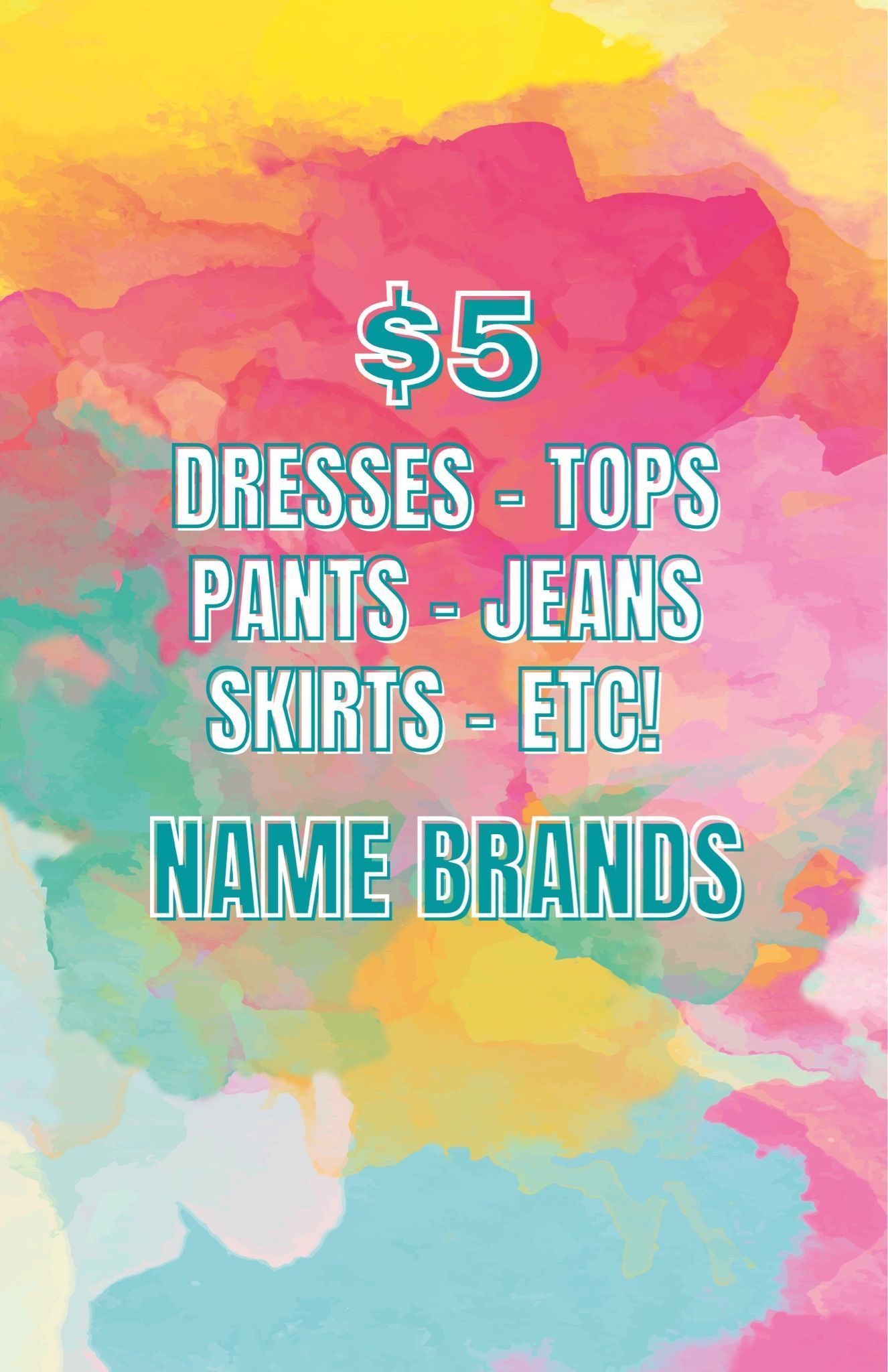 Whatnot - $5 NAME BRAND CLOTHING 👀🔥 Livestream by roseyresale #thrifting