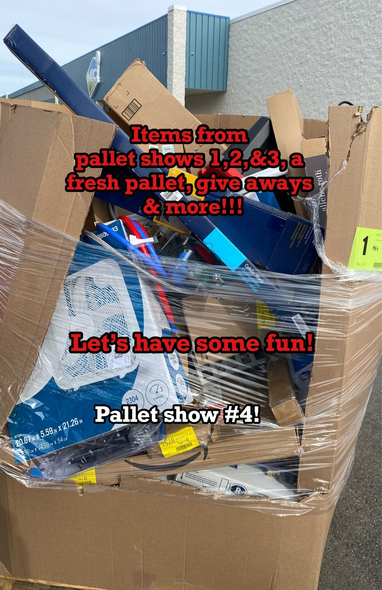 Whatnot - Pallet show #4 give aways, random pallet picks, pet ...