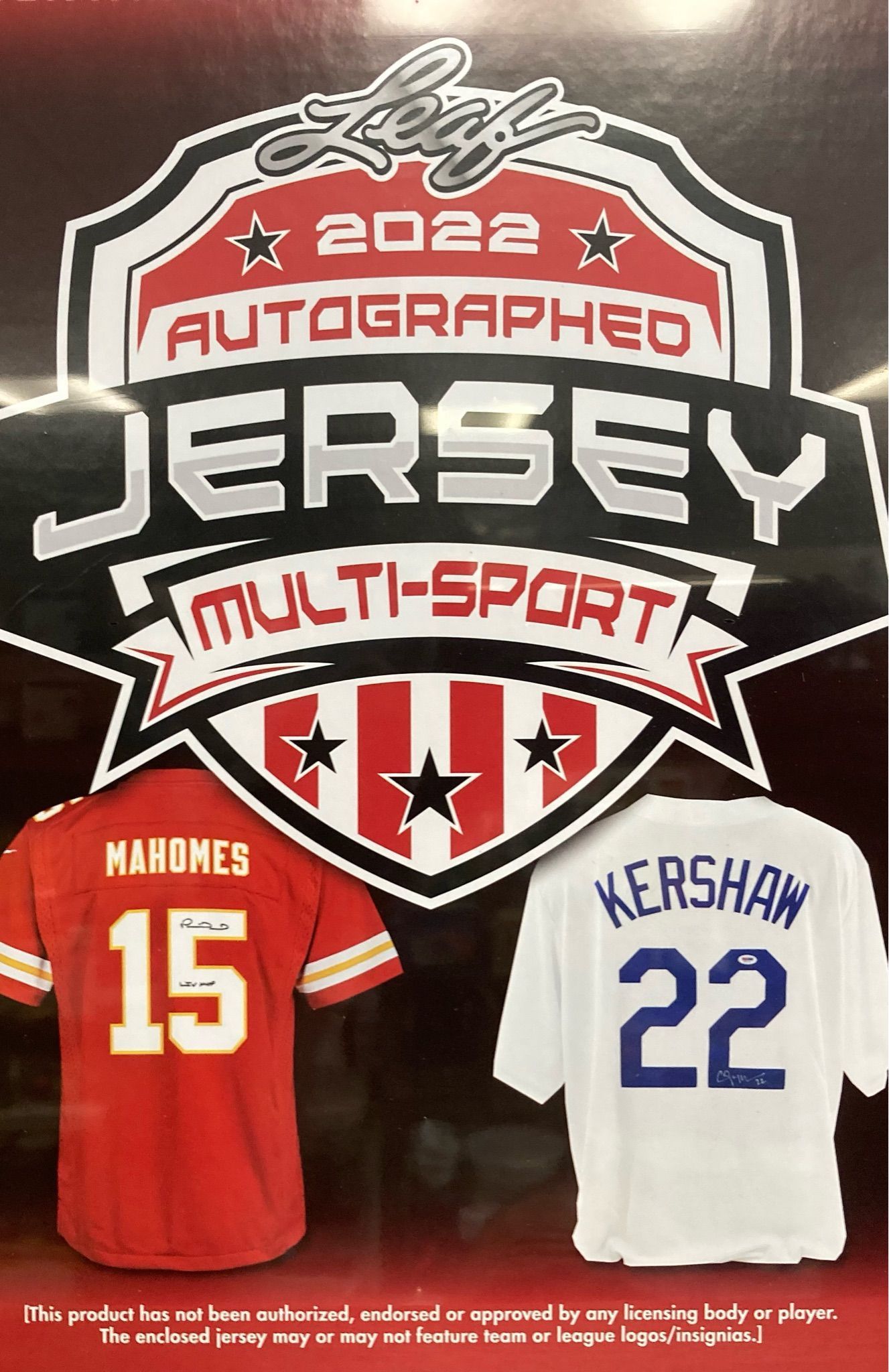 Whatnot Back With 2022 Leaf All Sport Mystery Jersey Livestream By