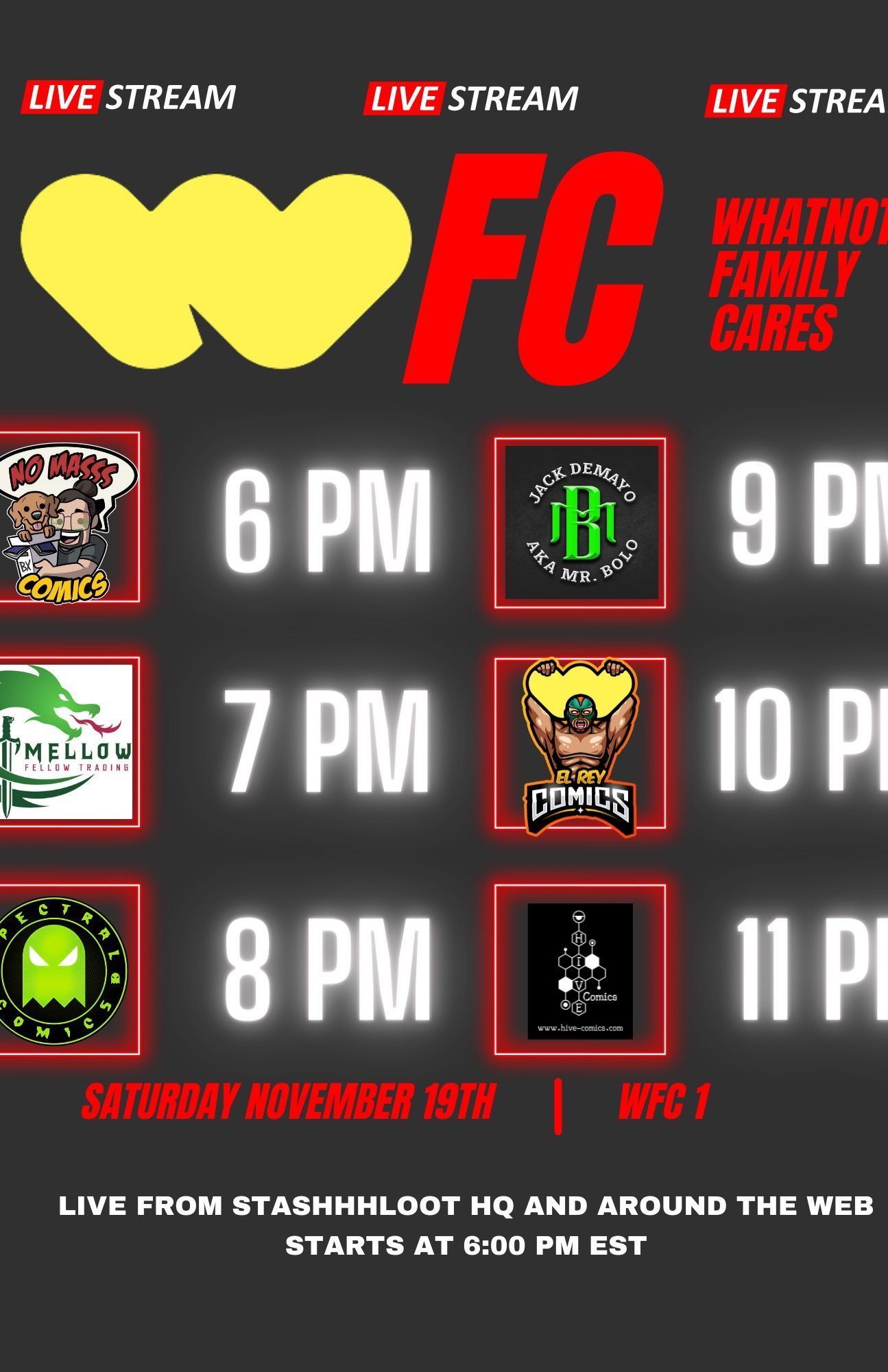 Whatnot - WFC Event for Adam and Joy!! Livestream by nomassscomics #modern_age_comics