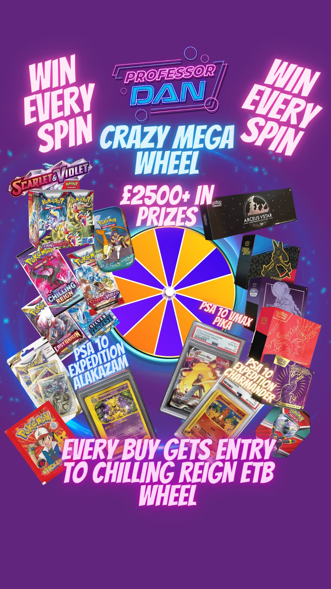 Whatnot - 🇬🇧 Wheel 2.5k Prize + Clay Burst + V-Star Uni Livestream by ...