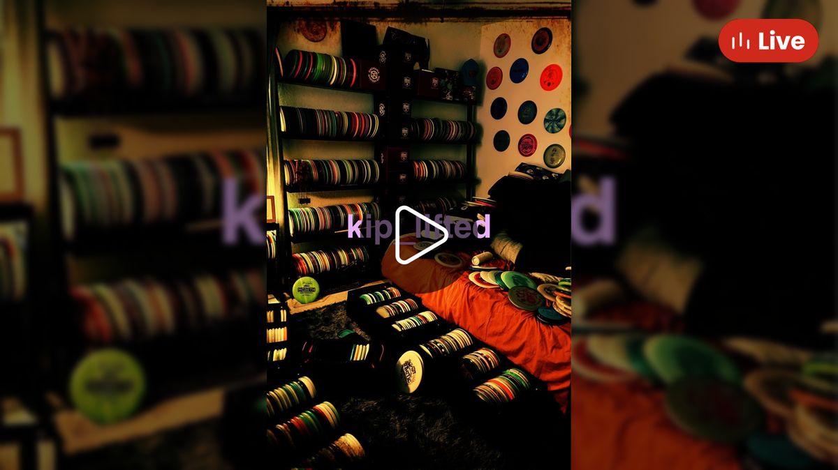 kip_lifted is live · Disc Golf · New, Rare , Used · Whatnot: Shop, Sell ...