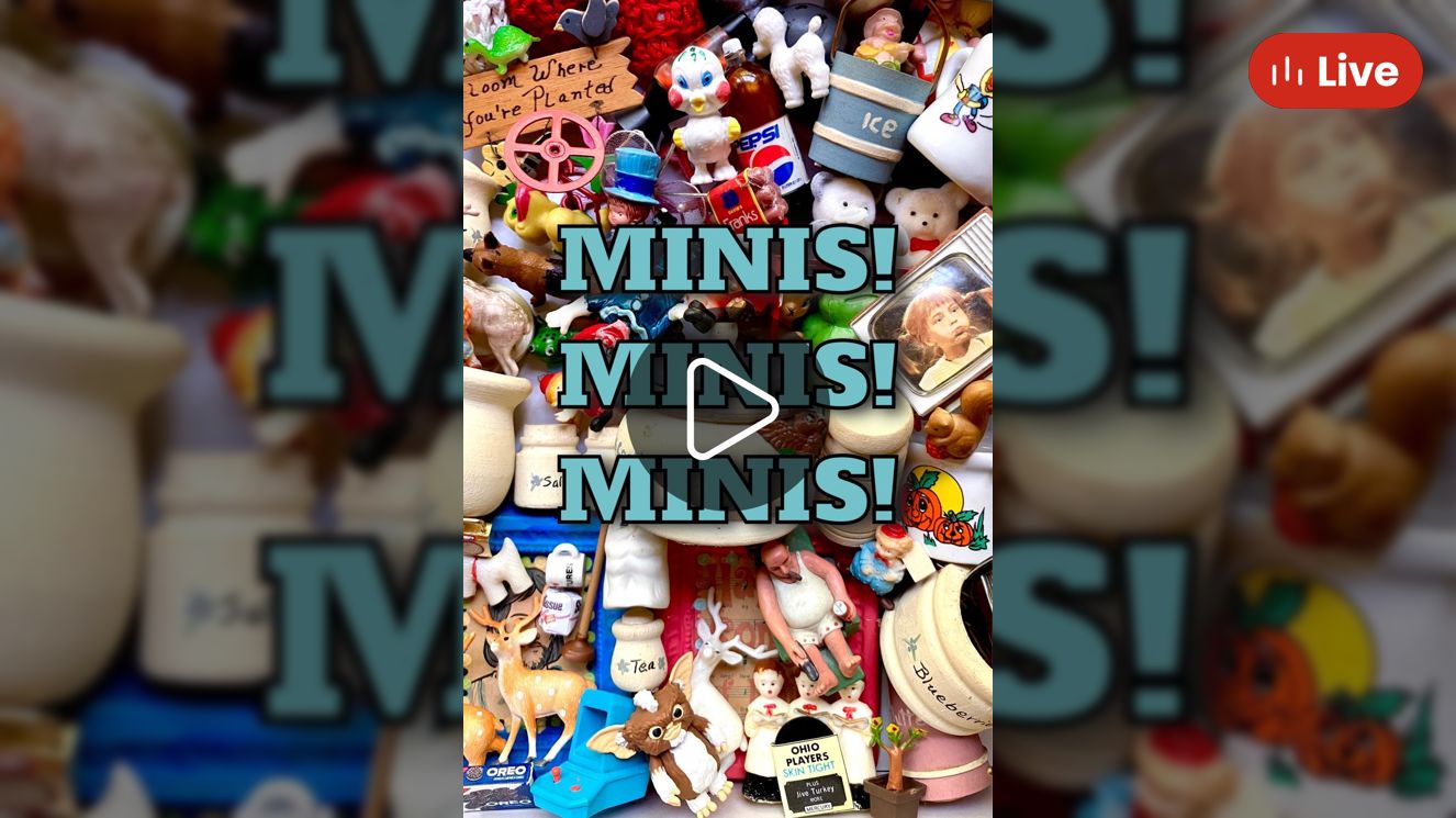 @vintageminimart's Livestream on Whatnot · Whatnot: Shop, Sell, Connect