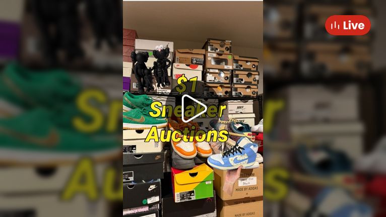 theresellinghub is live · Sneakers · $1 Starts, Used, Deadstock, Jordan ...