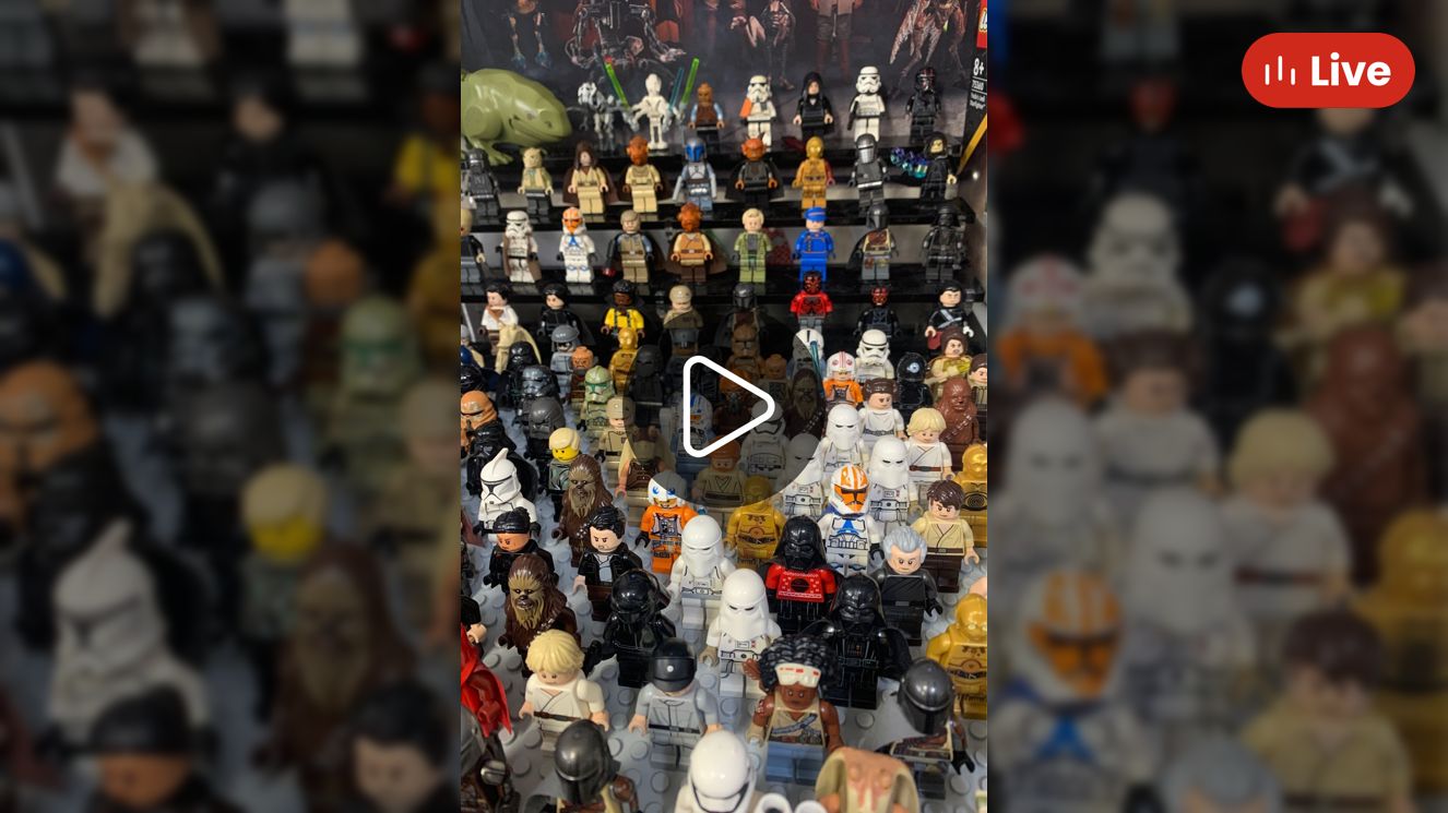 minifigurehub is live · LEGO · $1 Starts · Whatnot: Shop, Sell, Connect