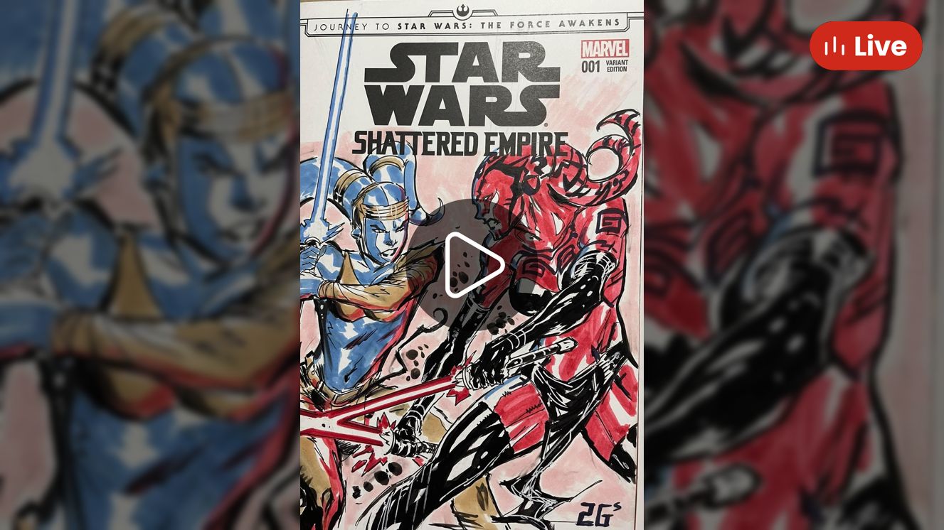 Whatnot - Drawing a blank today too Livestream by art_by_geoffrey # ...