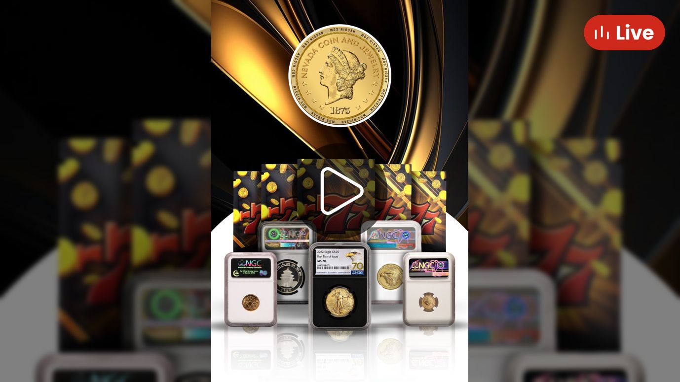 nvcoin_nolimits is live · Coins & Bullion · $1 Starts, Gold, Silver · Whatnot: Shop, Sell, Connect