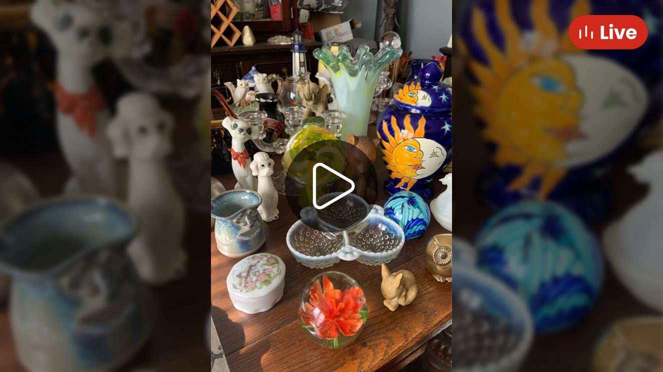 Whatnot - Vintage glass and decor Livestream by junkyarddawg1 #vintage ...