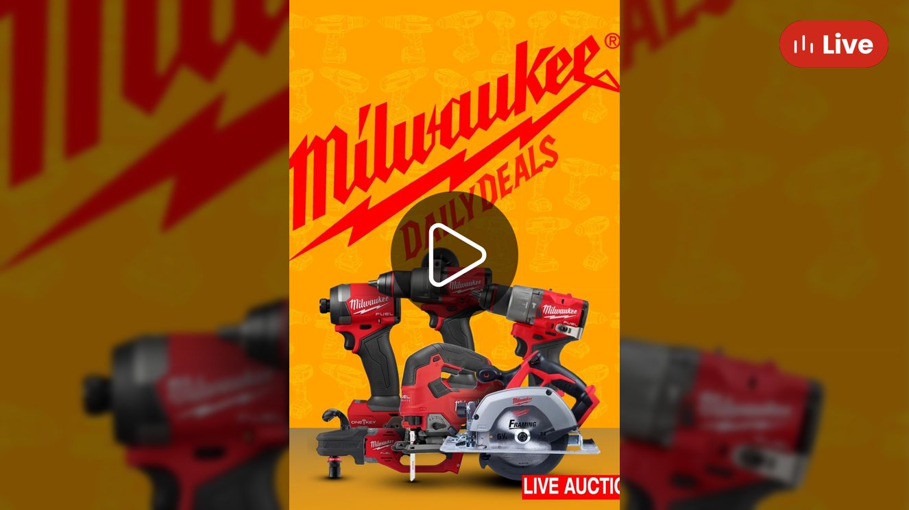 milwaukeedailydeals is live · Tools · Milwaukee Tools, $1 Starts ...