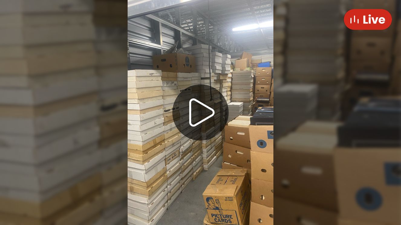 pickersparadise78 is live · Storage Unit Finds · Sports Cards ...