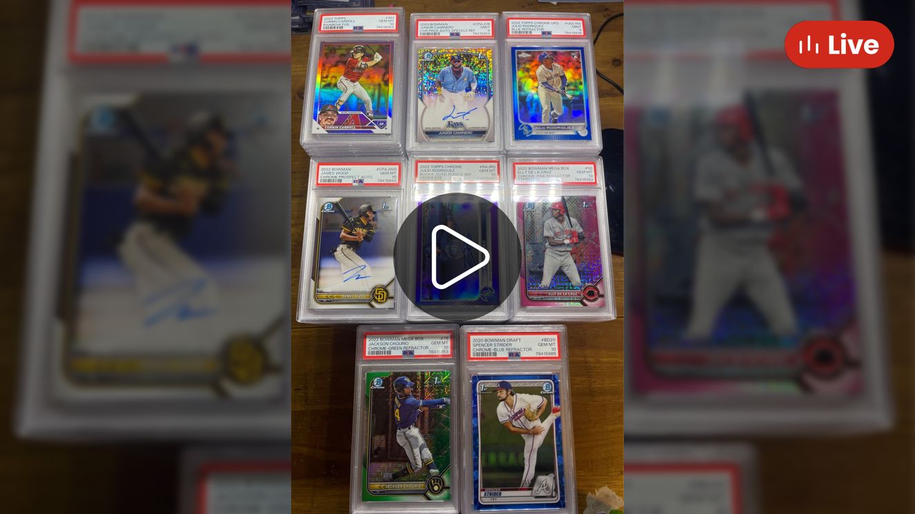 Whatnot - ALL PSA BASEBALL SLABS!!! Livestream by sweet_spot_breaks # ...