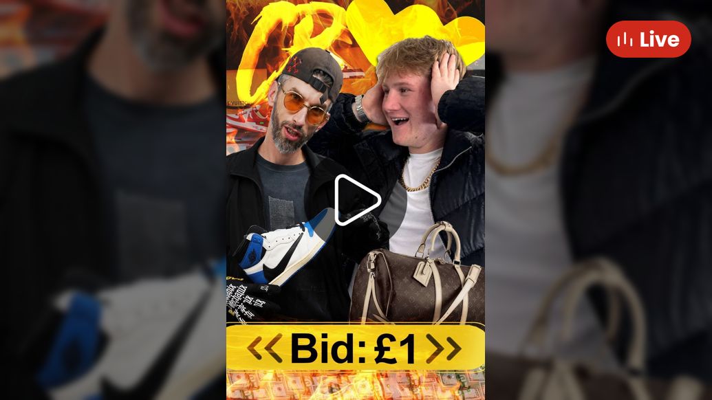 cbstores is live · Sneakers · $1 Starts, New, Sudden Death, Jordan ...