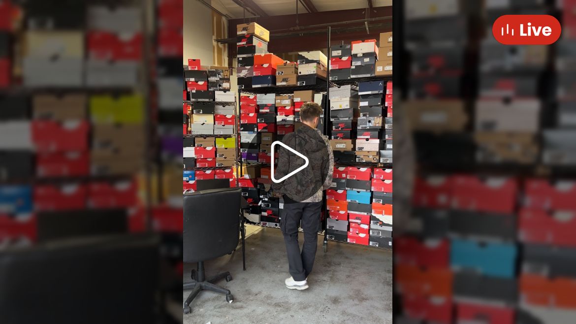 fragmented_soles is live · Sneakers · $1 Starts, Used, Sudden Death ...