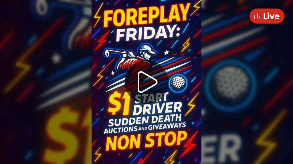 foreplaygolfshop_com is live · Golf · Golf Clubs, Golf Balls, $1 Starts ...