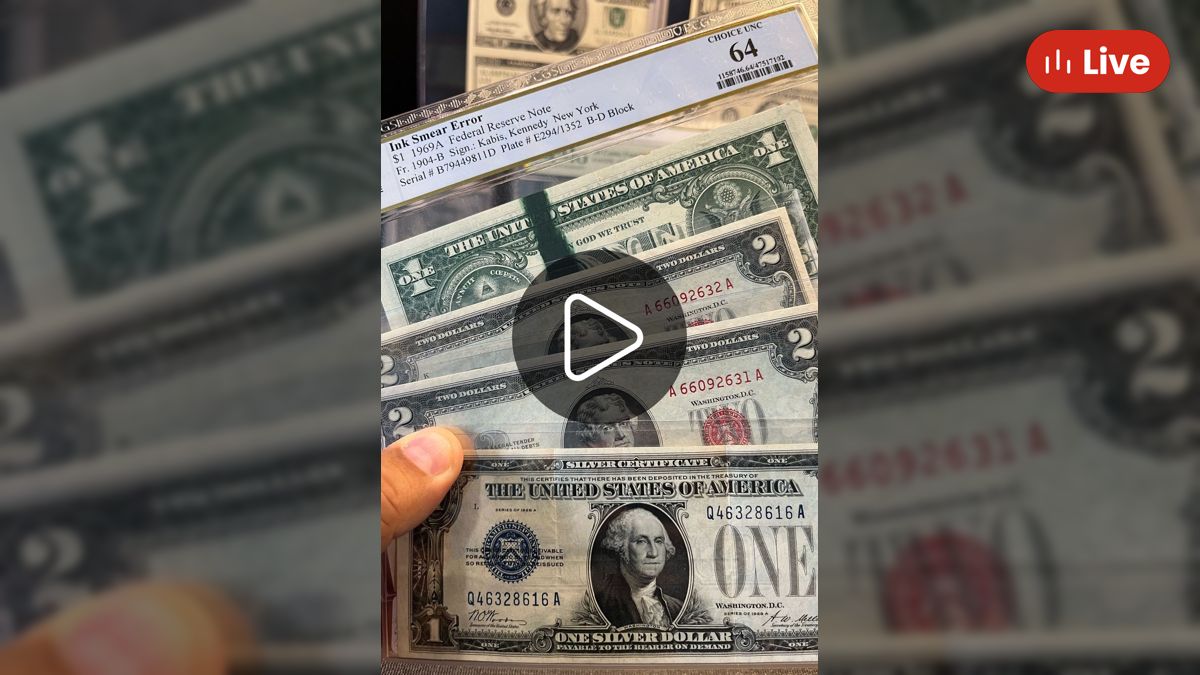 luigoldbros is live · Paper Money & Currency · $1 Starts, US Currency ...