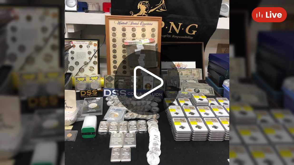 Whatnot - DSS COINS AND BULLION 3 hour power hour Livestream by ...