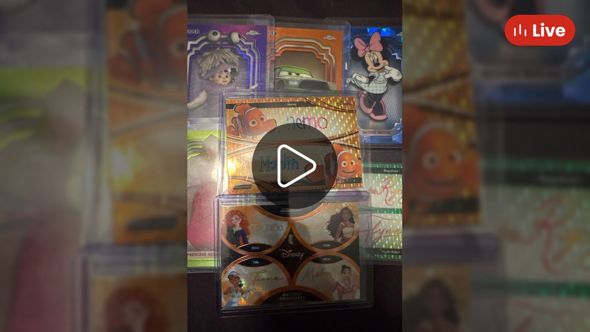 dave9992 is live · Disney Cards · $1 Starts, Disney, New Release ...