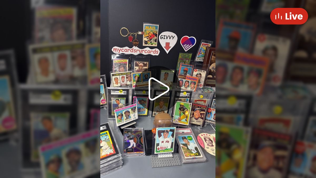 mycardsrurcards is live · Baseball Singles · Vintage, Graded Cards, Raw ...