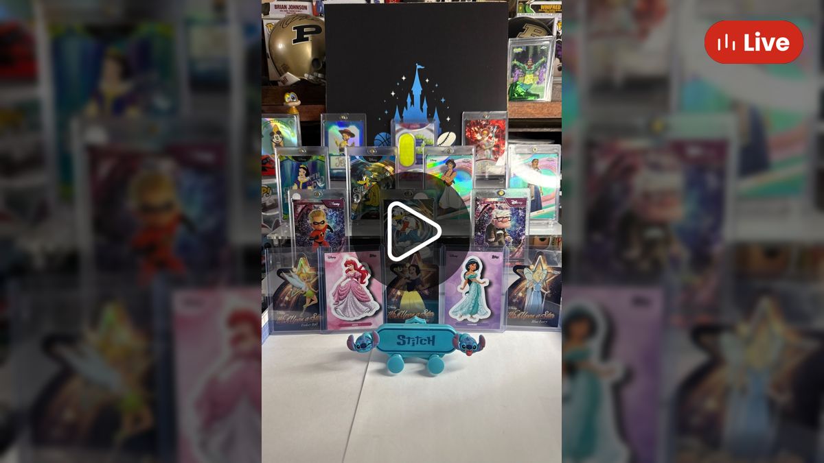 todds_cards is live · Disney Cards · Disney · Whatnot: Shop, Sell, Connect