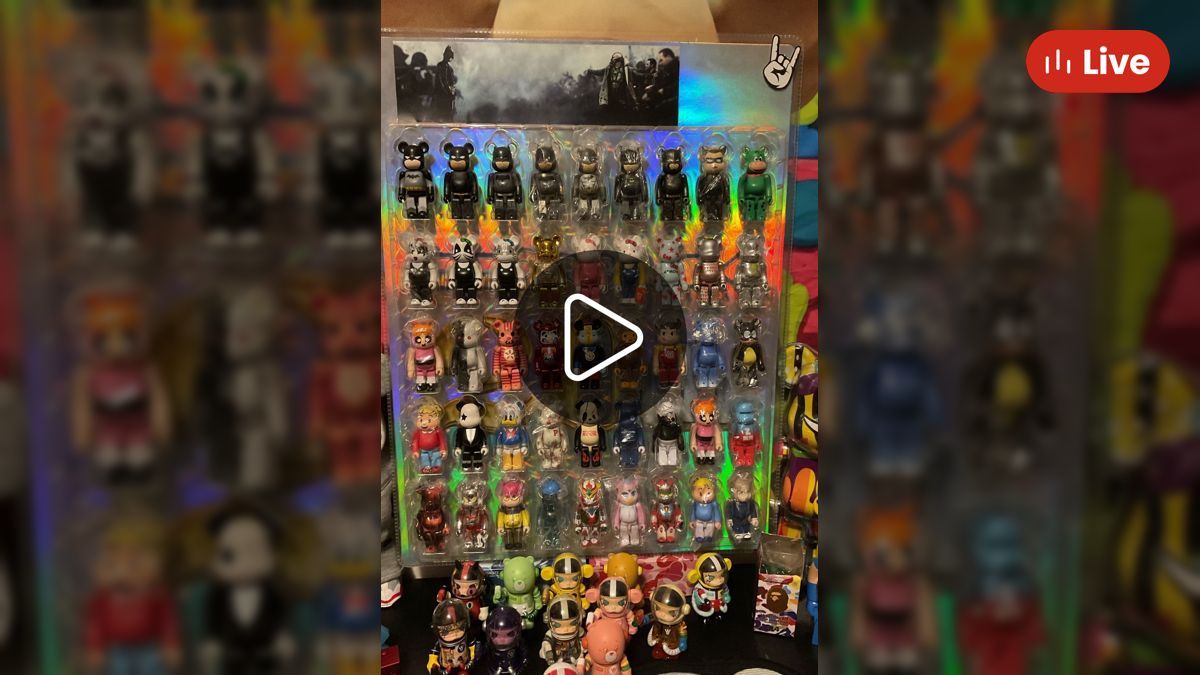 megjanice is live · Bearbrick · Whatnot: Shop, Sell, Connect