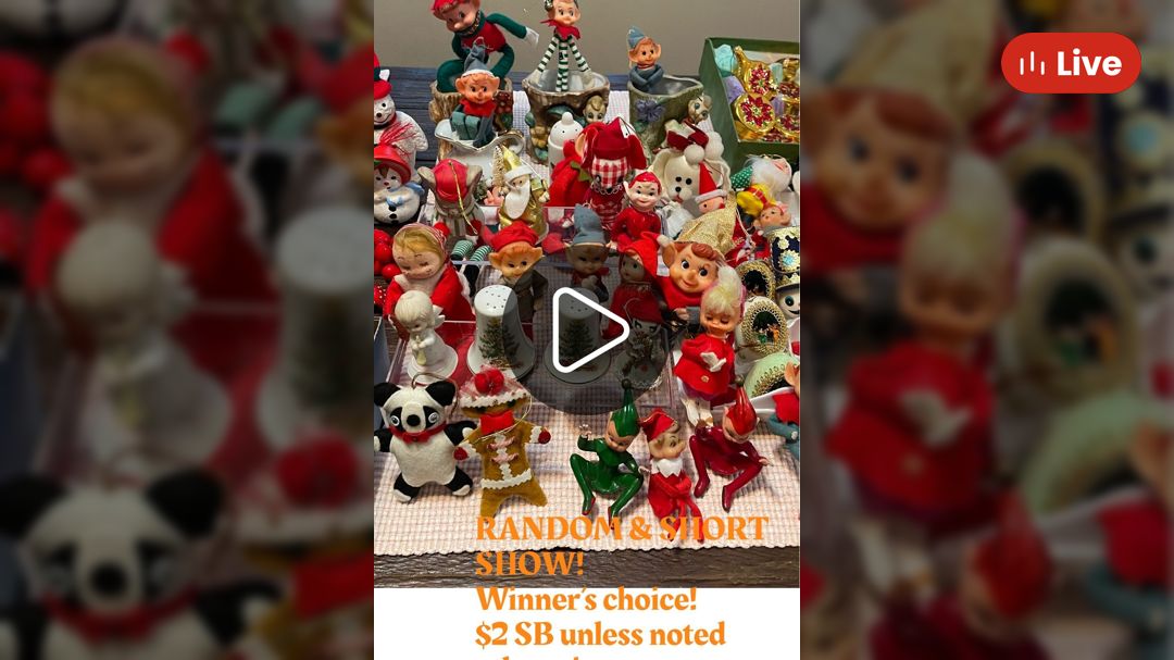 Whatnot - VINTAGE CHRISTMAS PART 10 Livestream by kwincie_musthaves # ...