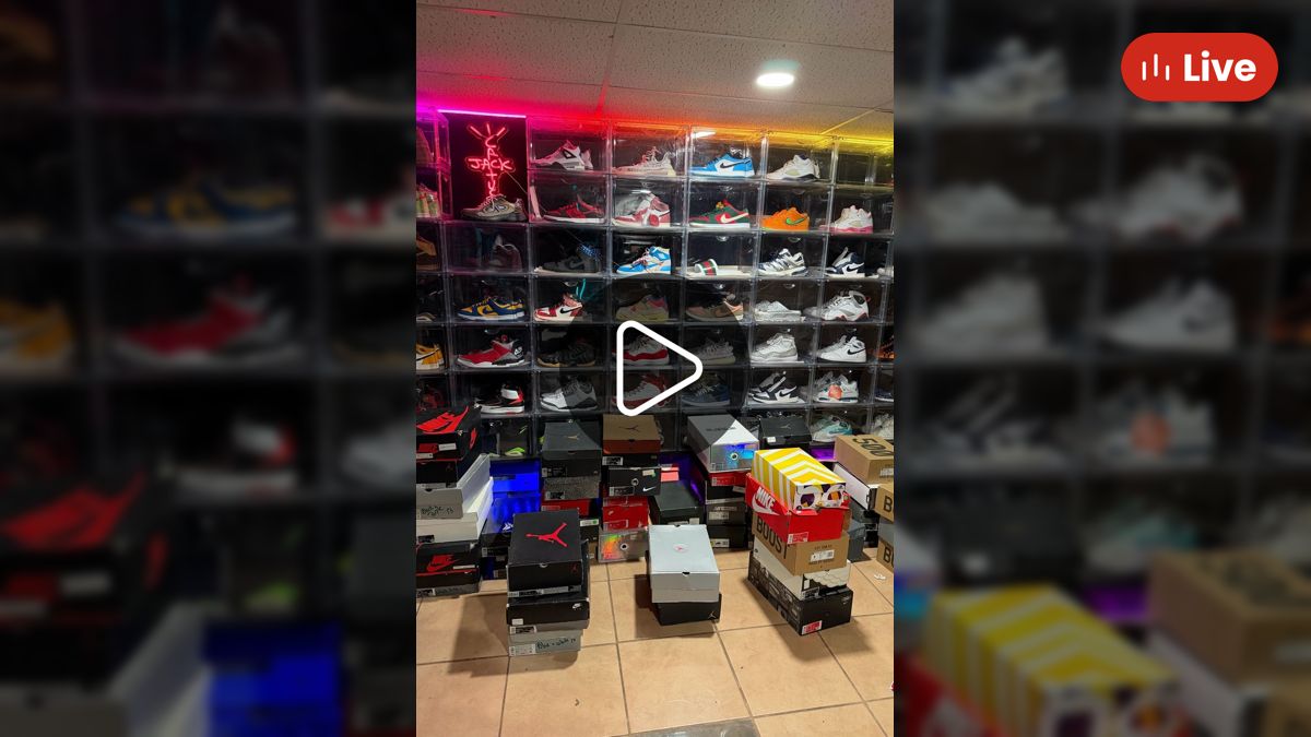 jmoney18102 is live · Sneakers · Jordan · Whatnot: Shop, Sell, Connect