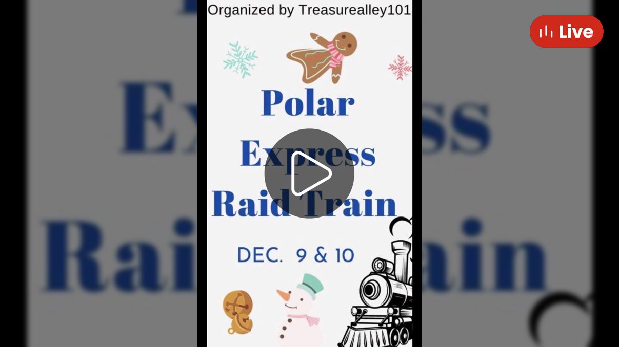 Whatnot - Polar Express Raid Train Christmas BROOCHES! Livestream by hippiemama76 #vintage ...