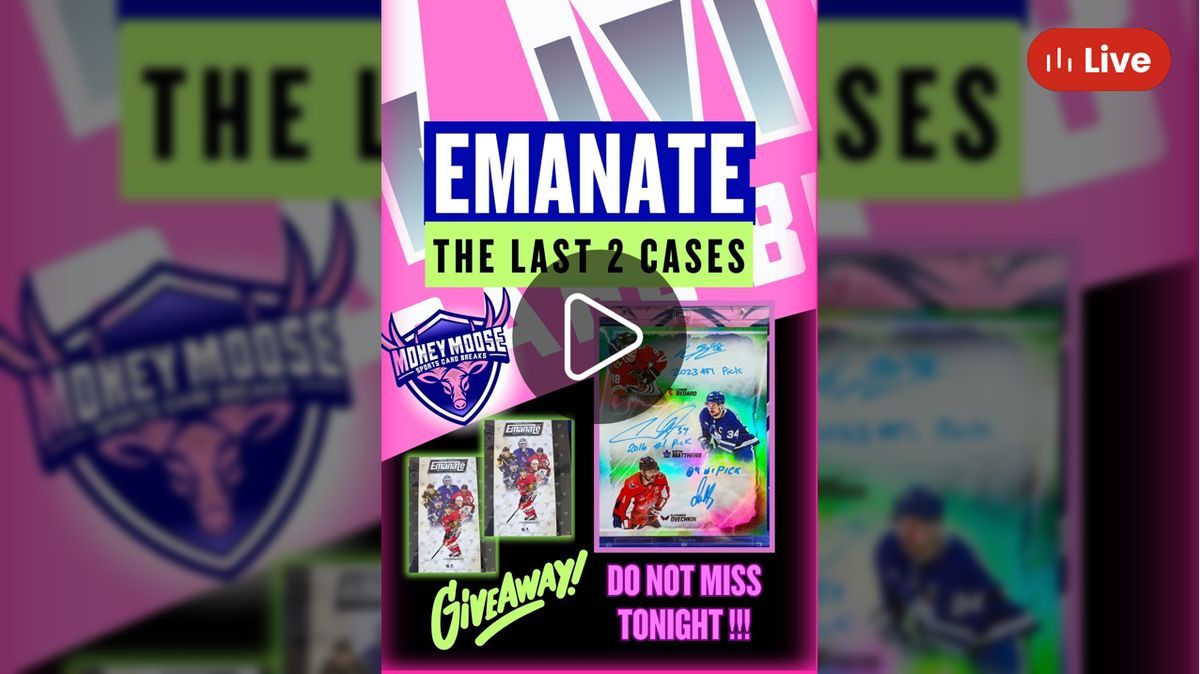 Final EMANATE & BIG GIVEAWAY 💥 DON’T BE LATE · moneymoose · Whatnot: Buy, Sell & Go Live