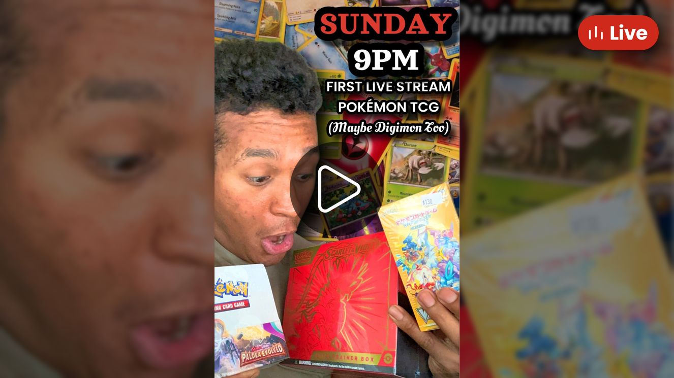 Whatnot - FIRST STREAM | START UP STREAM! | Pokemon TCG / Digimon Maybe ... Whatnot - FIRST STREAM | START UP STREAM! | Pokemon TCG / Digimon Maybe ...