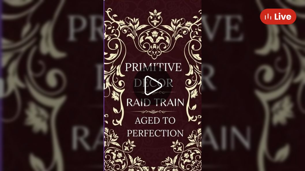 Primitive Decor Raid Train · smartvintage · Whatnot: Buy, Sell & Go Live