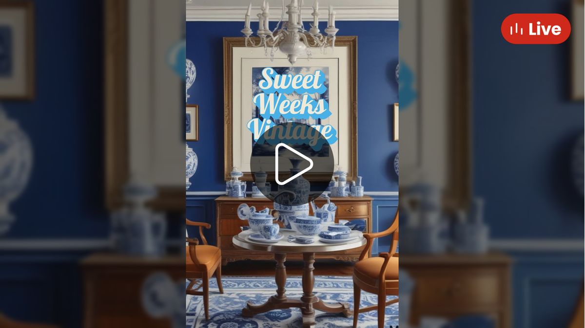 TWO colors are enough (Just BLUE and WHITE) · sweetweeks_vintage ...