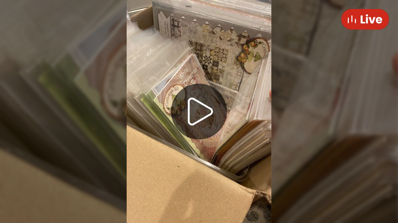 Whatnot - Quilt Pattern Show! Livestream by corinna_hhvintage #quilting ...