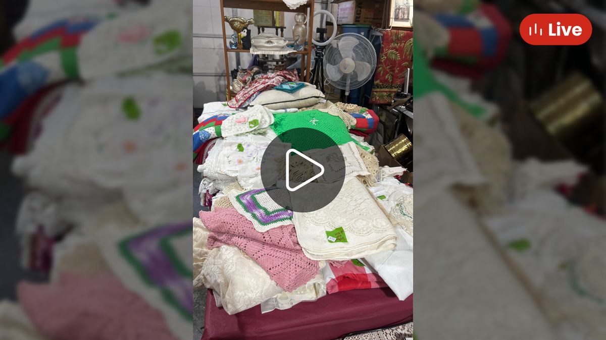 Linens and vintage ! Read show notes please · emecat · Whatnot: Buy ...