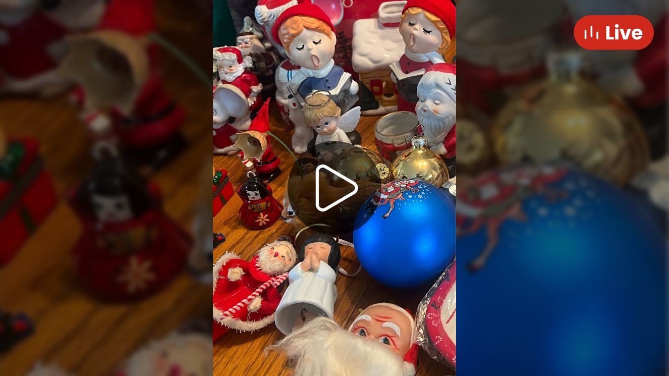 Whatnot - Vintage Christmas pop up low prices some starting at $3 ...