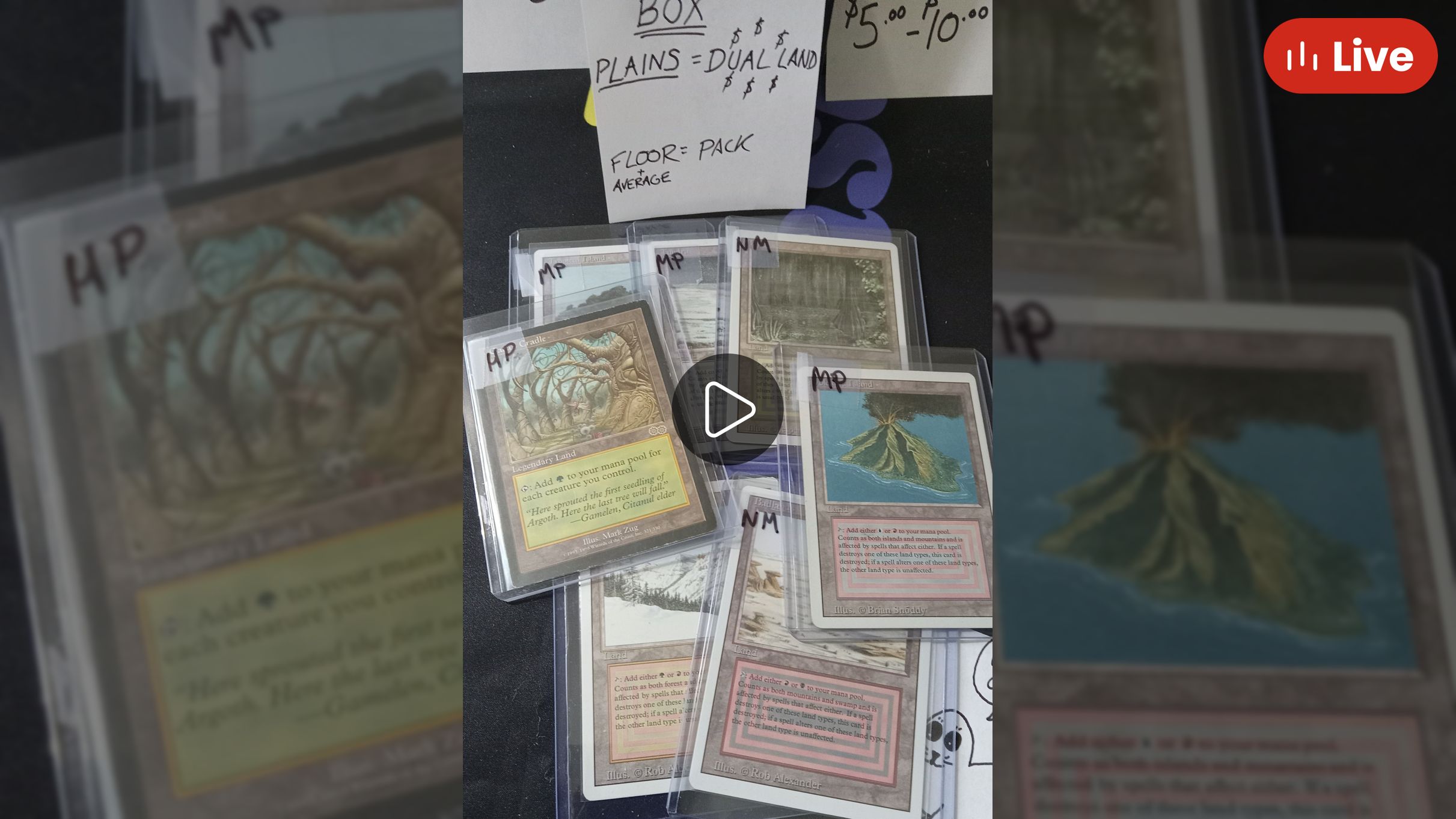 Whatnot - Dual Land Pull Box (featuring Gaea's Craddle!!) 137 left in ...