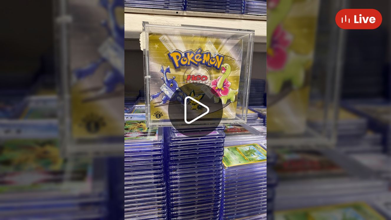 Whatnot - Neo Genesis 1st Edition Pokemon Box Break 🧙‍♂️ 🔥 Livestream ...