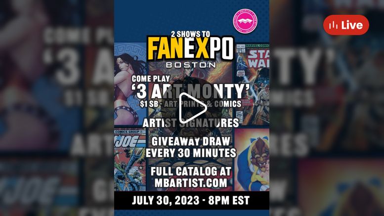 Whatnot - Come Play '3 ART MONTY': 2 SHOWS to FAN EXPO Boston ... Whatnot - Come Play '3 ART MONTY': 2 SHOWS to FAN EXPO Boston ...