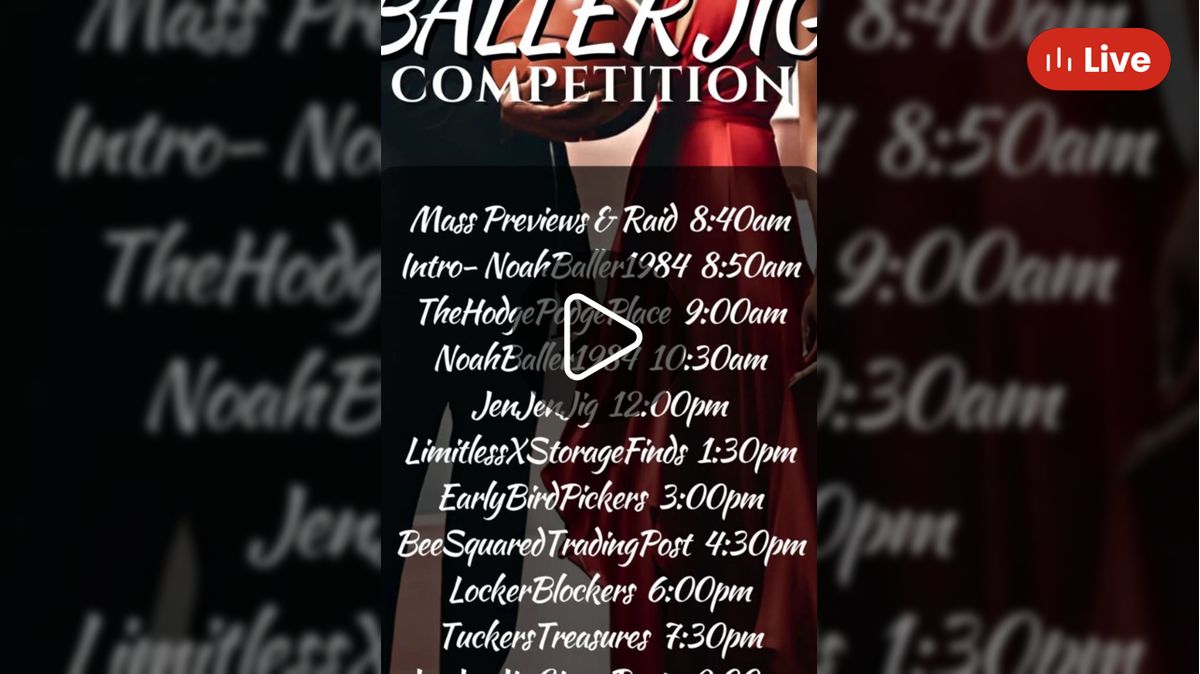 Baller Jig Raid Train Results & Gift Cards · jenjenjig · Whatnot: Buy ...